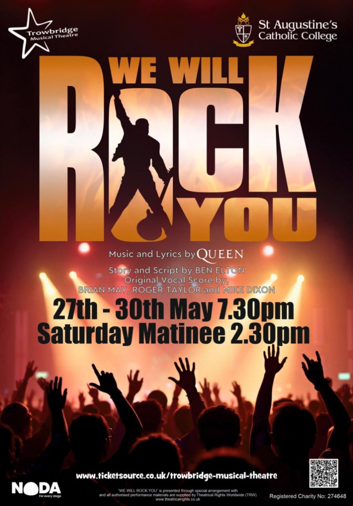 “We Will Rock You” at St. Augustine’s, Trowbridge, May 27th–30th, 2026 ...